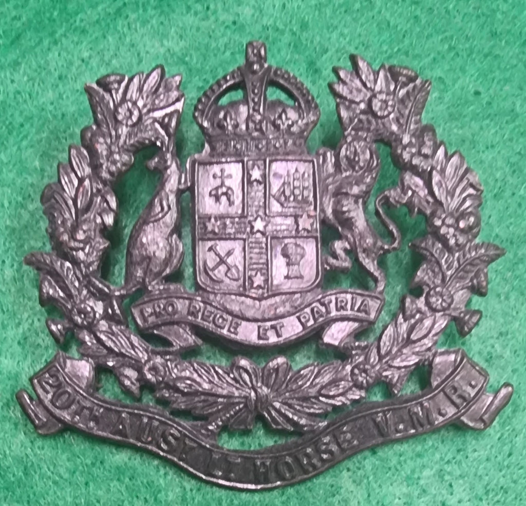 20th Victorian Mounted Rifles hat badge – John Burridge Military Antiques