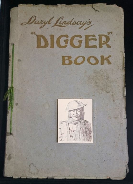 Daryl Lindsays "Digger Book" comprising 14 fine tinted plates. (Sir) D ...